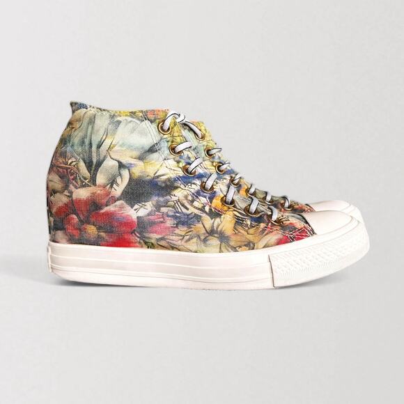 Converse | Shoes | Converse Chuck Taylor All Star Lux Hidden Wedge Heel ...